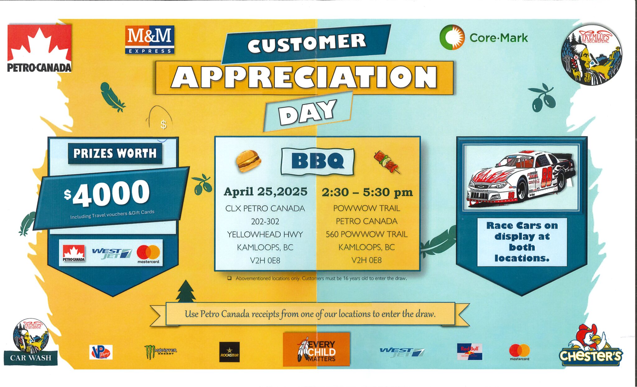Petro-Canada Customer Appreciation Day - April 25th - Chief Louis ...
